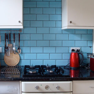 Josephine's Sky Blue Splashback - Metro Tiles - Walls and Floors