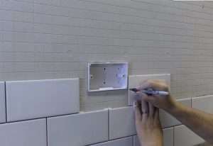 How To Tile Around A Socket or Light Switch - Walls and Floors