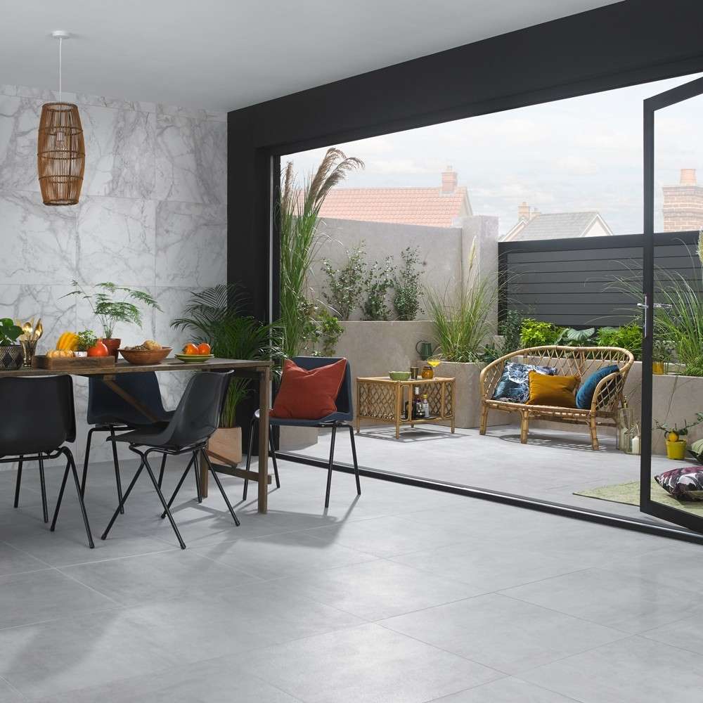 Blend the Home and Garden with Mist Indoor Outdoor Tiles - Walls and Floors