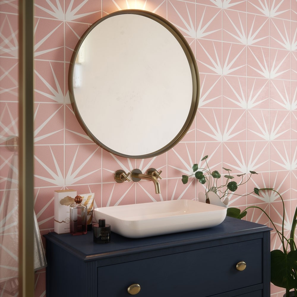 Go Art-Deco With Our New Patterned Lily Tiles - Walls and Floors