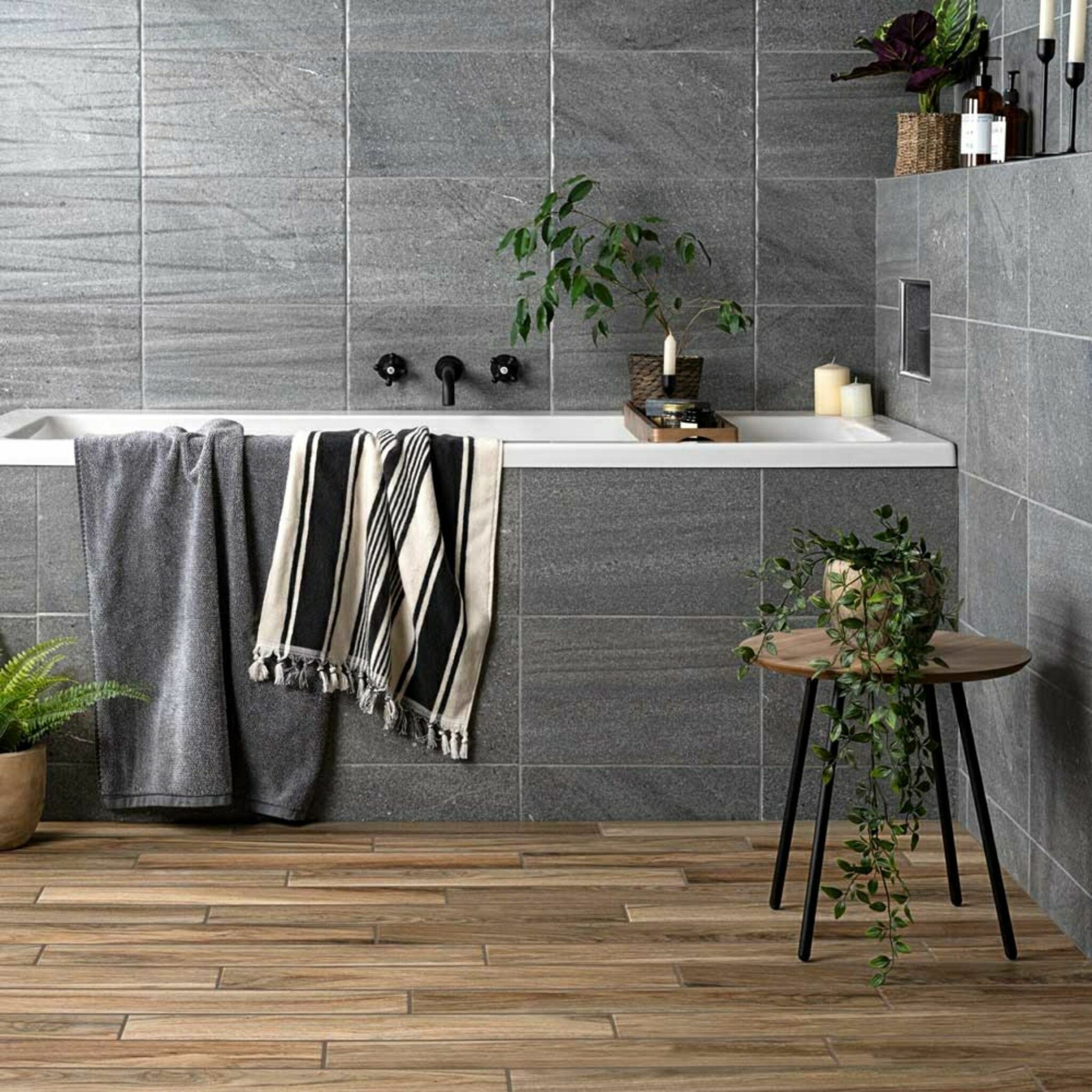 How to Style Grey Tiles - Walls and Floors
