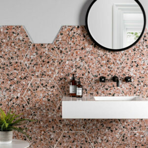 9 Pink Bathroom Ideas to Liven Up Your Space - Walls and Floors